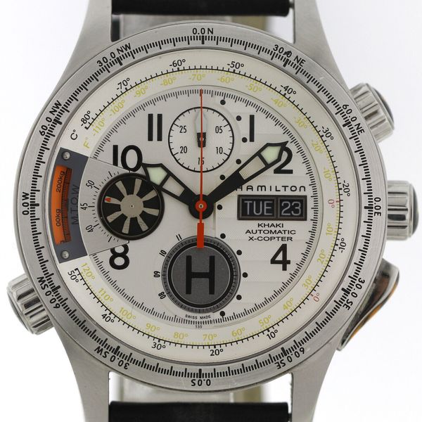 Hamilton Khaki X-Copter Men's Automatic Wristwatch Brushed Ref.H766560 ...