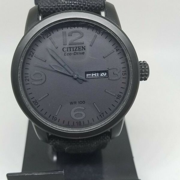 Citizen Eco Drive E101-S064783 Canvas Band Men's Watch | WatchCharts Marketplace