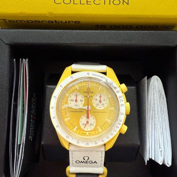 Omega x Swatch Mission To The Sun ð MoonSwatch Speedmaster With Receipt ...