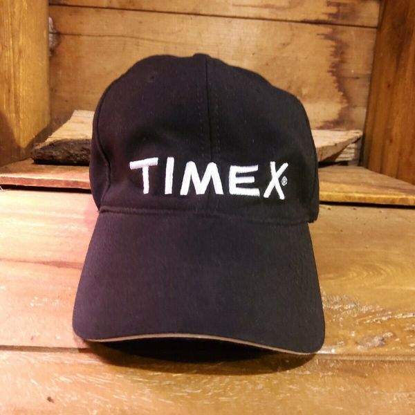 vintage timex watch timex watch hat timex promotional hat running hat ...