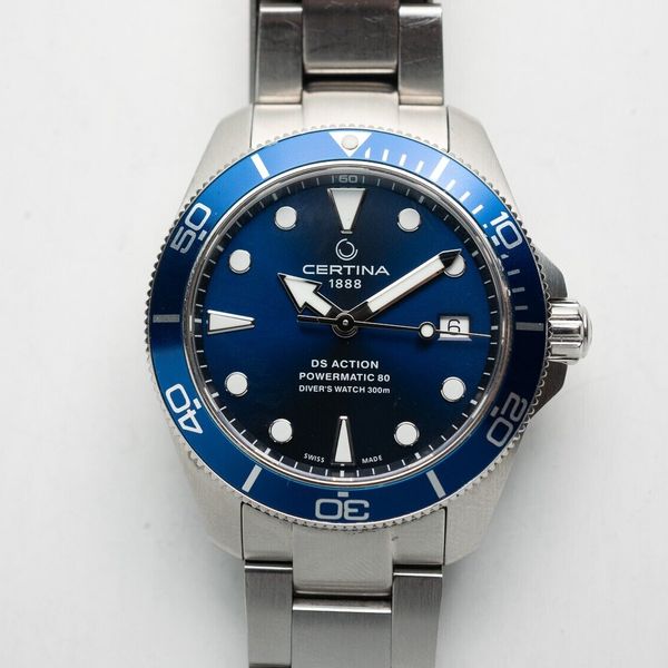 Certina DS ACTION Diver 38mm Stainless Steel Swiss Automatic C032.807 ...