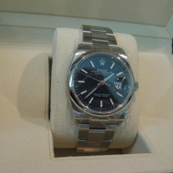 Fs: Rolex 126200 blue dial datejust 36mm | WatchCharts