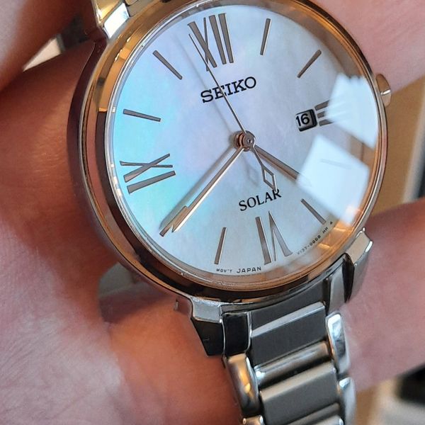 [£57 GBP] Ladies Seiko Solar MoP Two Tone | WatchCharts Marketplace