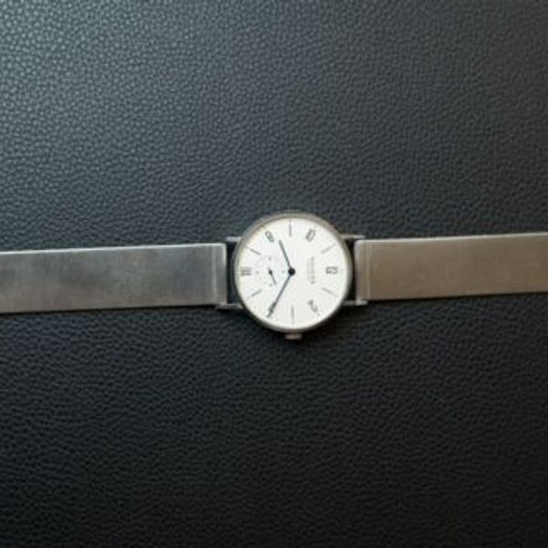 NOMOS Tangente 38 Date Hand-wound Men's Used Watch Small Second ...