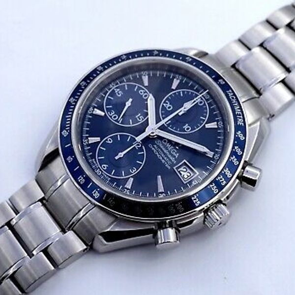 OMEGA SPEEDMASTER "BLUE" DATE AUTOMATIK HERRENUHR REF.: 32128000 ...