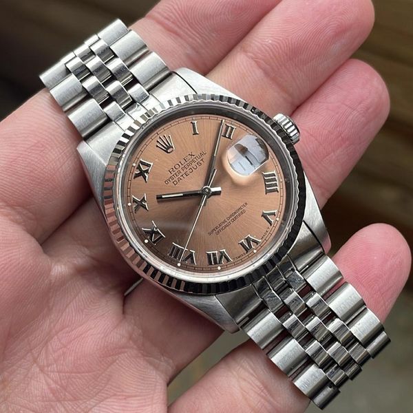 [WTS] Sharp Salmon/Copper Rolex Datejust from 1993! Stunner birth year ...