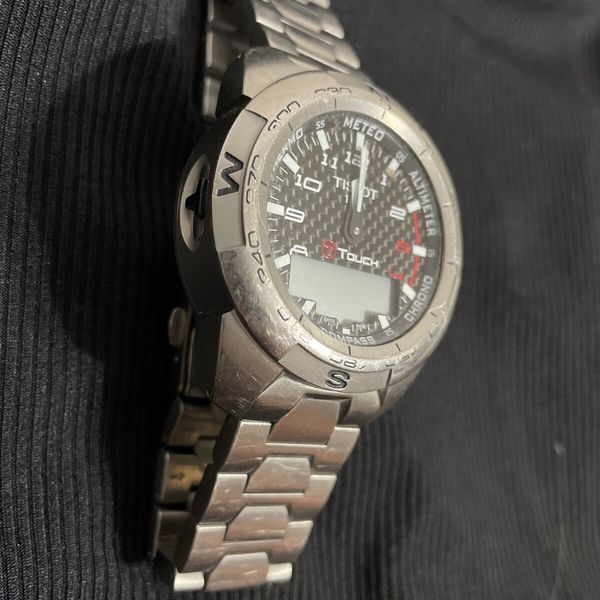 Tissot T-Touch Men's Expert Titanium Compass Watch T013420A (Untested ...
