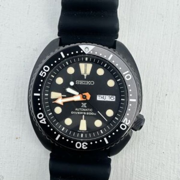 Seiko Prospex SRPC49K1 Automatic Black Series Ninja Turtle Limited ...