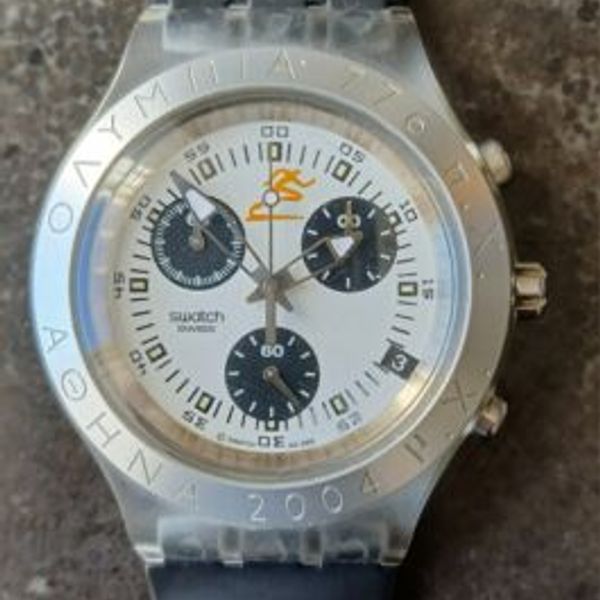 Swatch Irony Diaphane, Swiss Made Quartz Watch. Athens 2004 Olympic ...