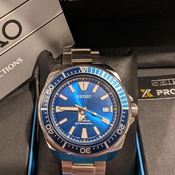 [$525 USD] FS: Seiko Blue Lagoon Samurai - SRPB09 BNIB!! | WatchCharts