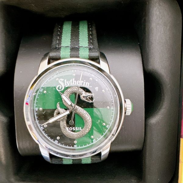 FOSSIL LE1161 Limited Edition Harry Potterâ ¢ Three-Hand Slytherinâ ...