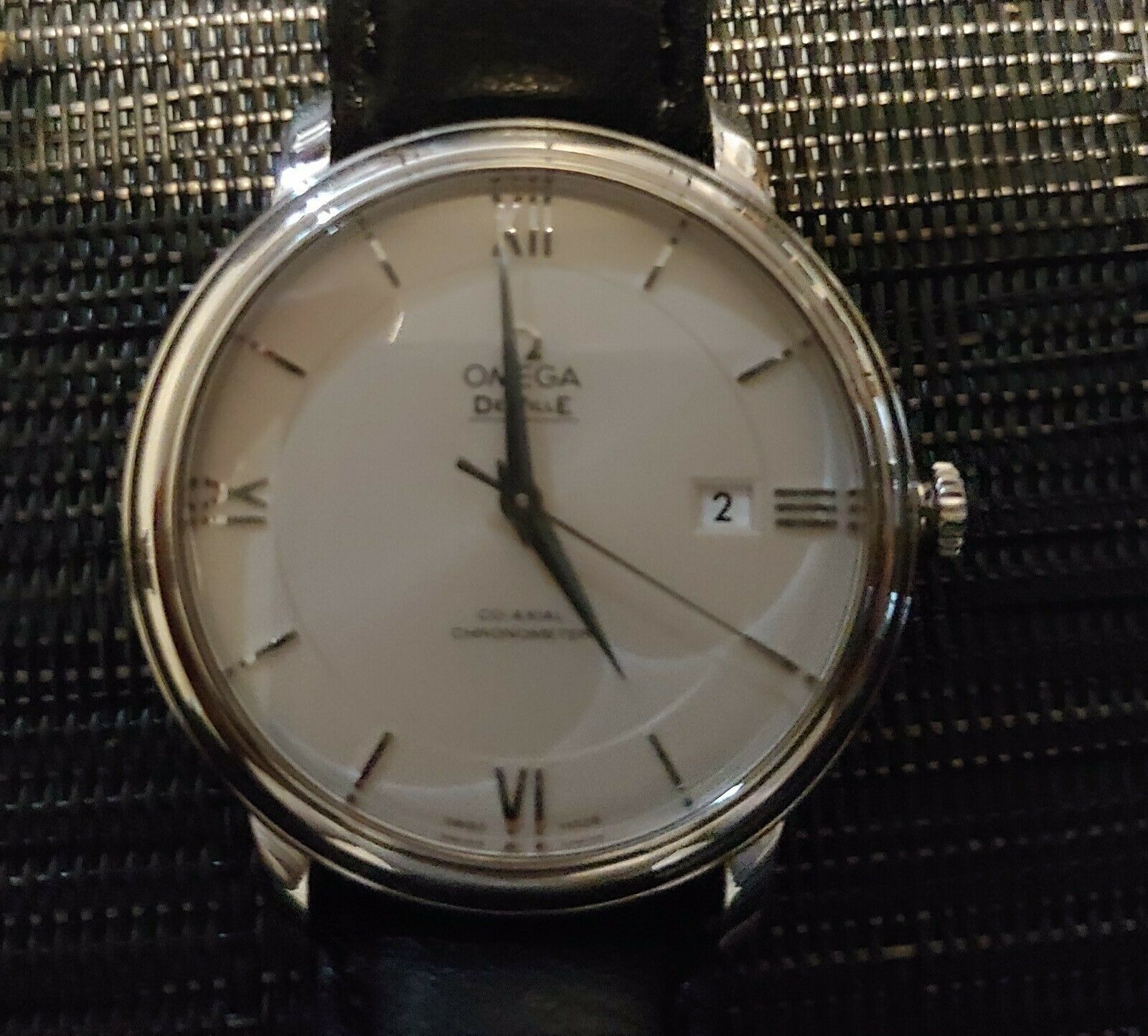 OMEGA Prestige Co-Axial Chronometer Silver - 424.13.40.20.02.001 ...