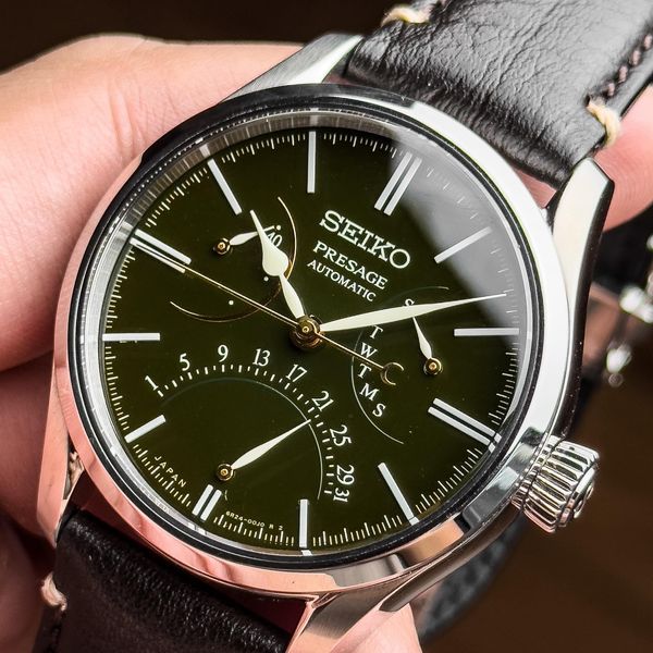 [WTS] Seiko Presage Urushi Green Dial Double-Retrograde SPB295J1 ...