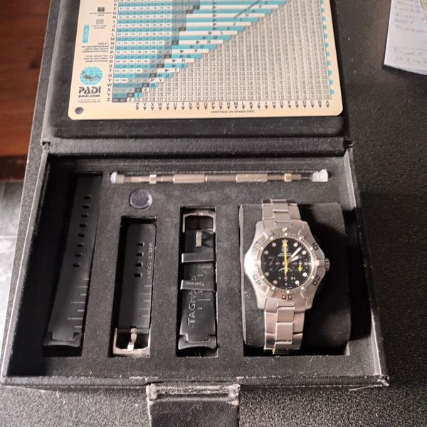 tag heuer aquagraph watch one owner | WatchCharts Marketplace