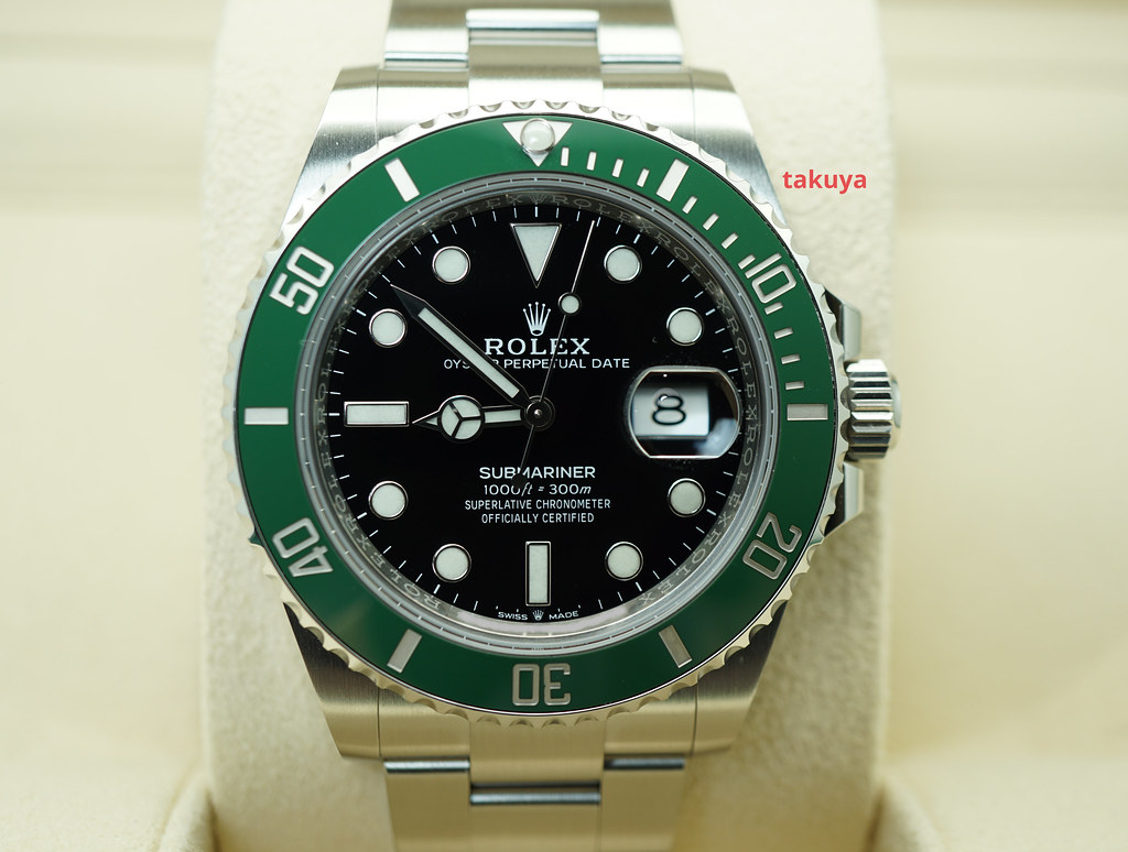 FSOT:Rolex 126610LV SUBMARINER GREEN BEZEL BLACK DIAL 41MM 2021 WARRANTY FULL SET | WatchCharts ...