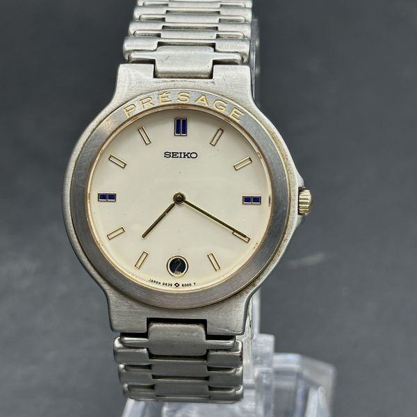 Vintage Seiko Presage Quartz Men's Watch 9539-6010 | WatchCharts ...