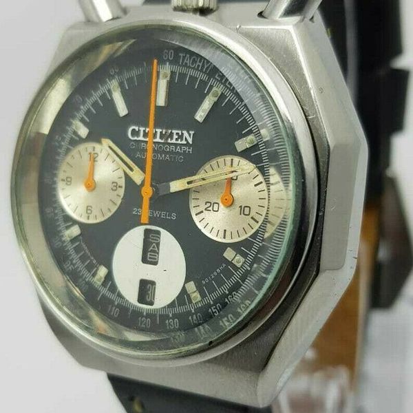 CITIZEN BULLHEAD OCTAGON CHRONOGRAPH AUTOMATIC CAL. 8110 REF. 67-9356 ...
