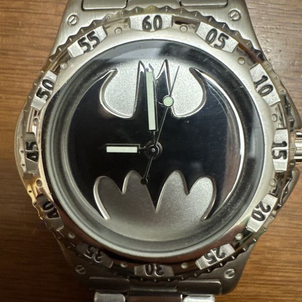 Fossil watch Warner Bros. Watch Collection WB17030068 Batman dial ...