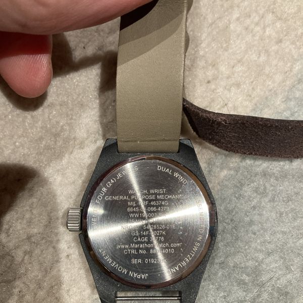 FS: Marathon GPM black case | WatchCharts Marketplace