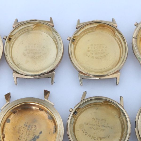3.96oz Gold Filled Hamilton Watch Cases, Complete | WatchCharts Marketplace