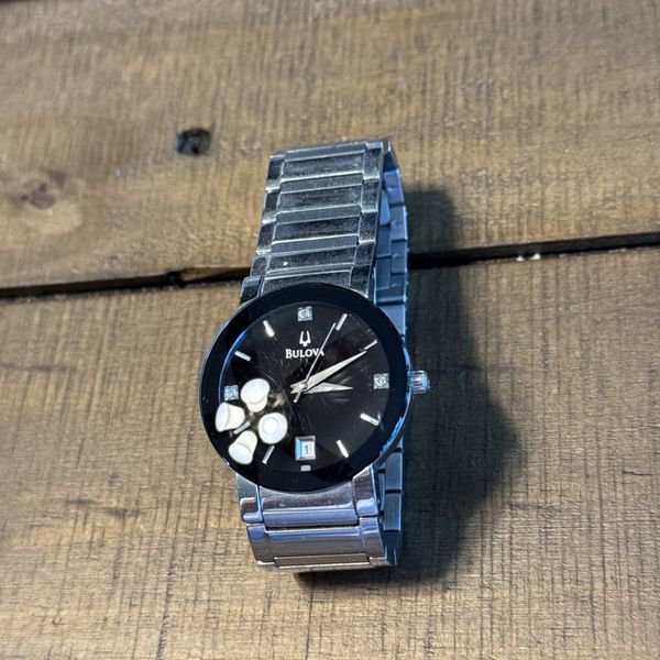 Diamond Bulova mens watch C8671245 Used | WatchCharts Marketplace