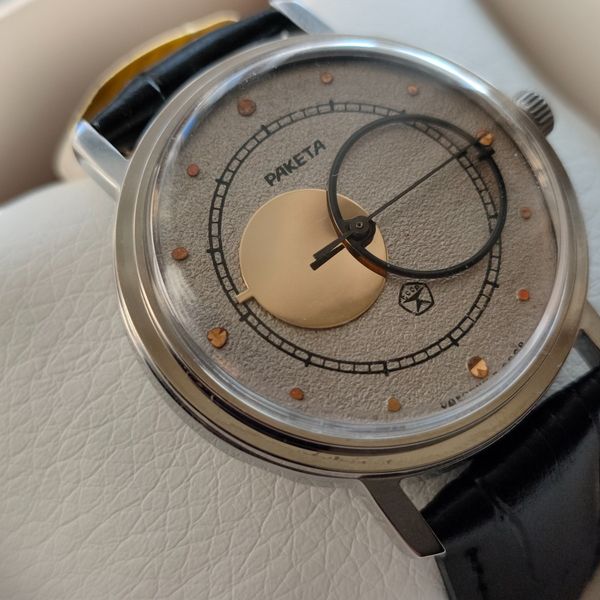 Rare wrist watch Raketa kopernik vintage soviet mechanical men's watch ...
