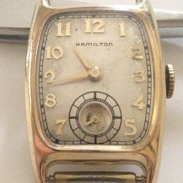 Vintage 1941 Hamilton 'Boulton' 17 Jewel 980 Movement Men's Watch ...