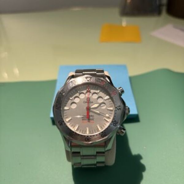 2004 Omega Seamaster Professional Apnea Chronograph Jacques Mayol 2595. ...