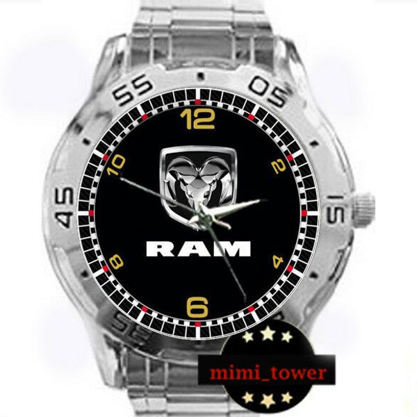 Dodge RAM Truck Pickup Custom Chrome Men's Watch Wristwatches Men Gift ...