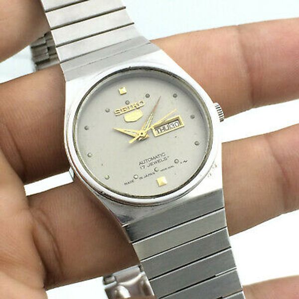 Vintage Men's Seiko 5 4206-056J 29mm Automatic D/D Japan Made Wrist ...