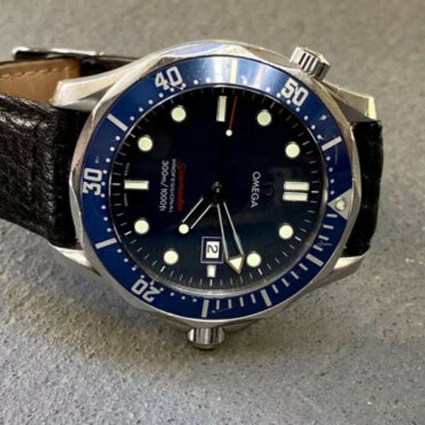 Omega Seamaster Professional 300M 2221.80 41mm Blue Quartz Serviced ...