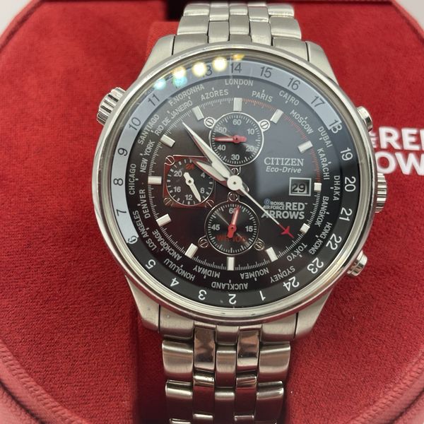 Citizen Eco-Drive Red Arrows Special World Time Chronograph CA0080-054E ...