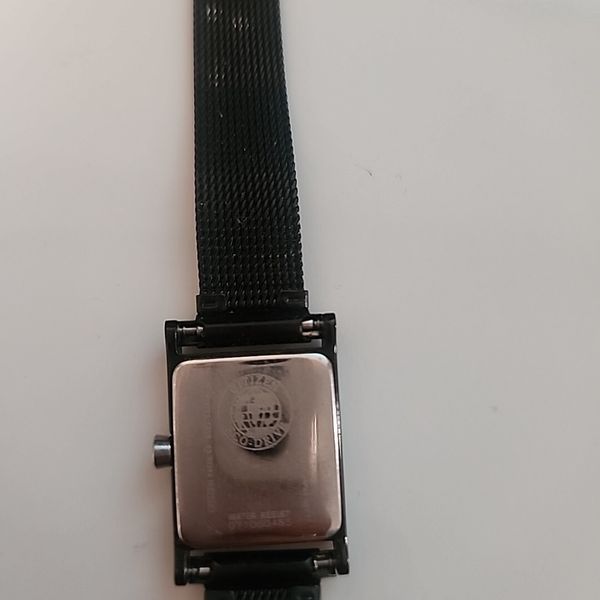Citizen Eco-Drive Women's Black Rectangle Dainty Dress Watch ...