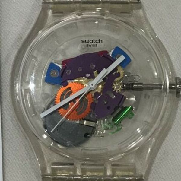 SWATCH WATCH RANDOM GHOST SUOK111 , Used , Fully Working | WatchCharts