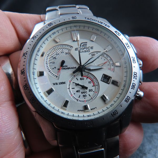 EF-521 Casio Edifice Chronograph Daydate Quartz Men Watch | WatchCharts ...