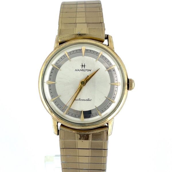 Rare 1964 Vintage Hamilton Accumatic A-602 Watch 10K R.G.P. 32mm Tri ...