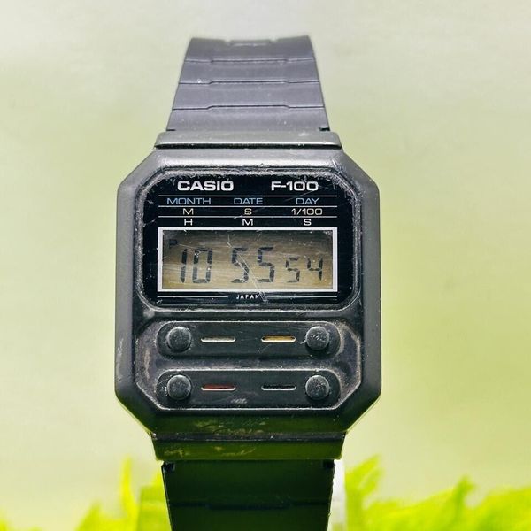 1977 Casio F-100 Vintage SUPER RARE Alain Movie Digital Quartz ...