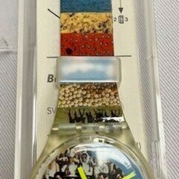 swatch watch, GZ126 (Swatch People) 1992. New boxed and unworn ...