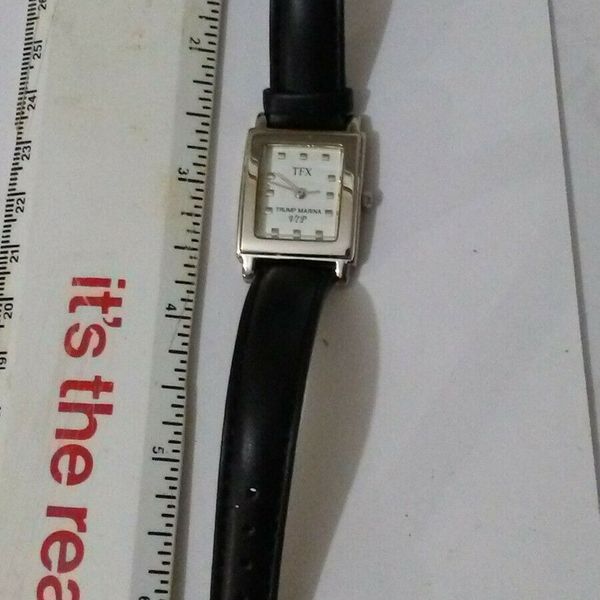 womens bulova tfx trump marina quartz watch.runs well on time nice ...