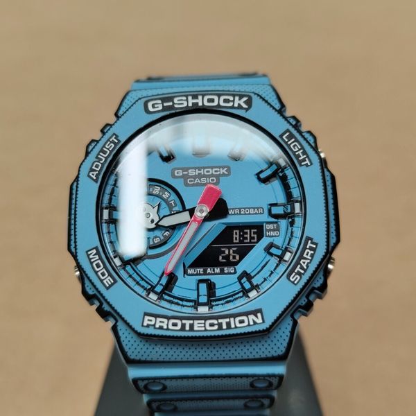 Casio G-Shock GA-2100MNG-2AJR Limited Edition Manga Theme Blue | WatchCharts Marketplace