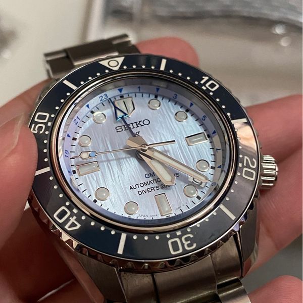 Seiko Prospex Marine Master GMT Glacier Blue Limited Edition Made In ...