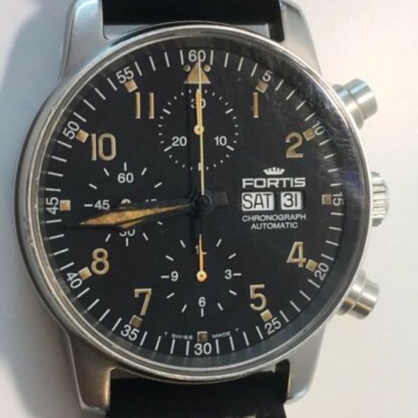 Fortis Automatic Chronograph Space Divers Watch 40mm Box & Papers ...