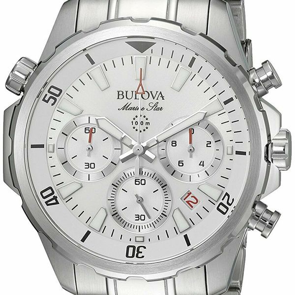 Bulova Marine Star Men's Quartz Chronograph Date Indicator 43mm Watch ...