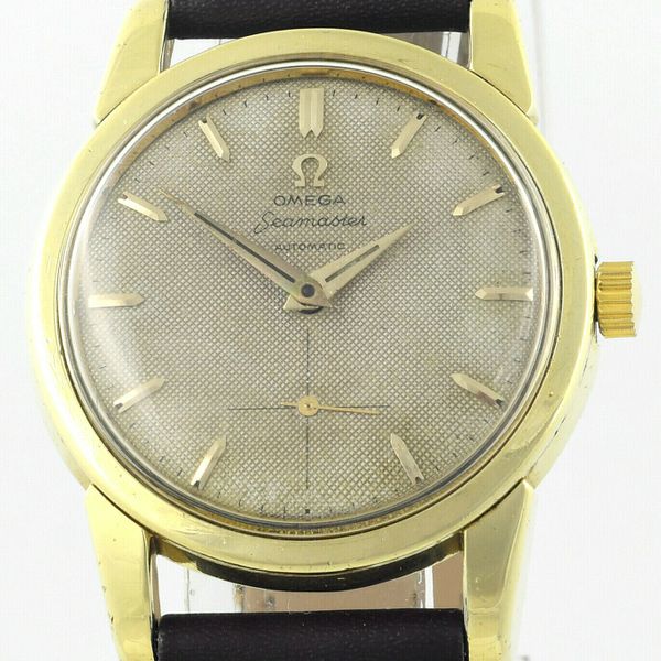 OMEGA Seamaster Automatic 14Kt Gold Capped Cal 491 Vintage Mens Wrist ...