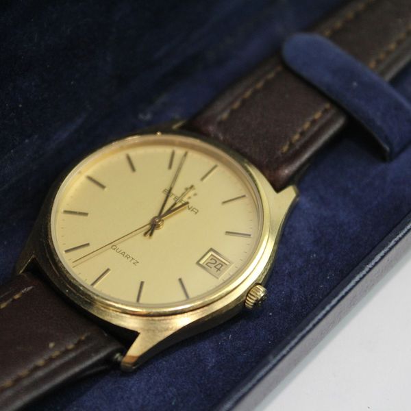 Eterna Gold Tone Watch Quartz Working | WatchCharts Marketplace