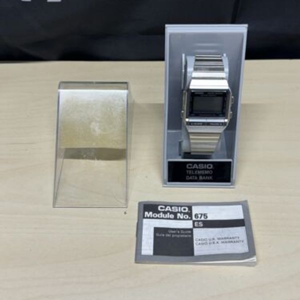 CASIO DB520 Data Bank Digital Vintage Watch Discontinued | WatchCharts ...