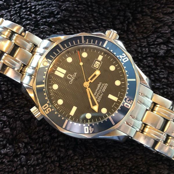 Omega Seamaster Diver 300m James Bond Goldeneye 2541.80 with Box and ...