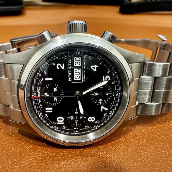 Hamilton Khaki Field Chronograph Automatic Day-Date 38mm | WatchCharts ...