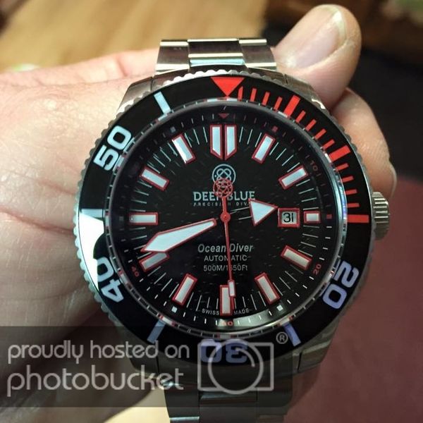 SOLD/SOLD/ Deep Blue Ocean Diver | WatchCharts Marketplace