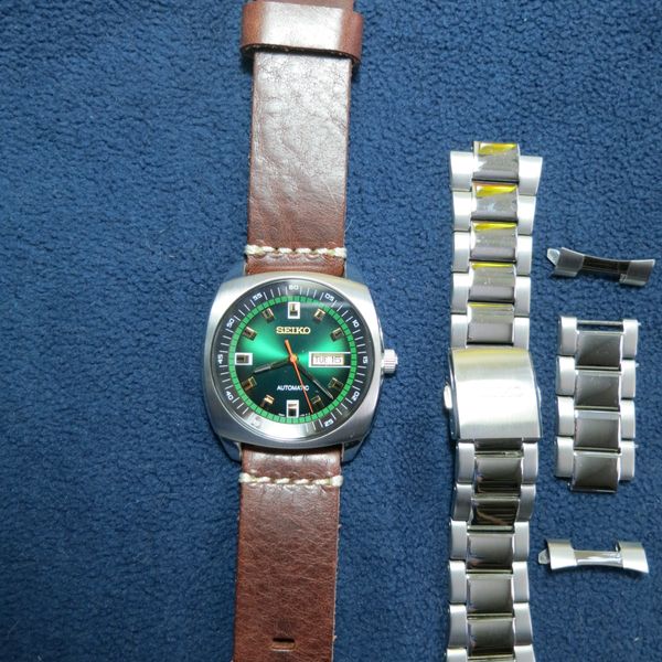 SOLD - Seiko SNKM97 "Recraft" - The Emerald Green Dial | WatchCharts ...